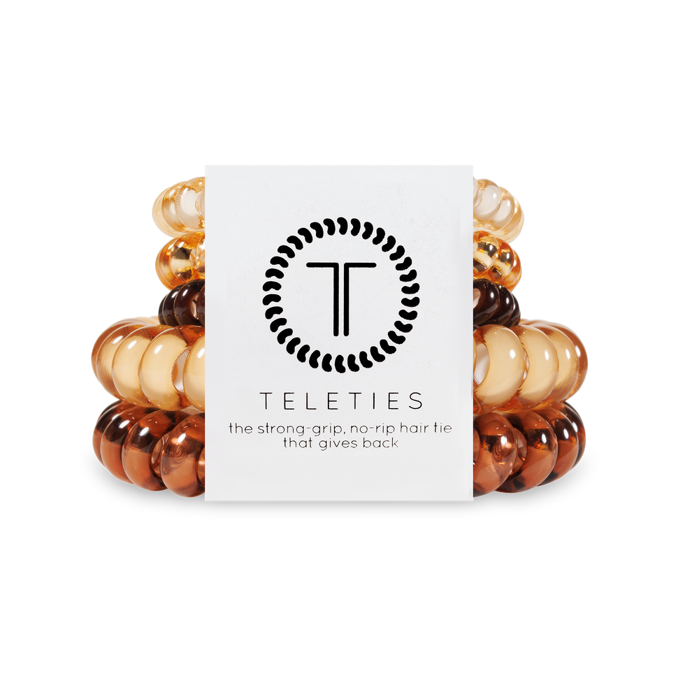 TELETIES - Spiral Hair Coil | Mix Pack | Anything But Basic Hair Ties – 218